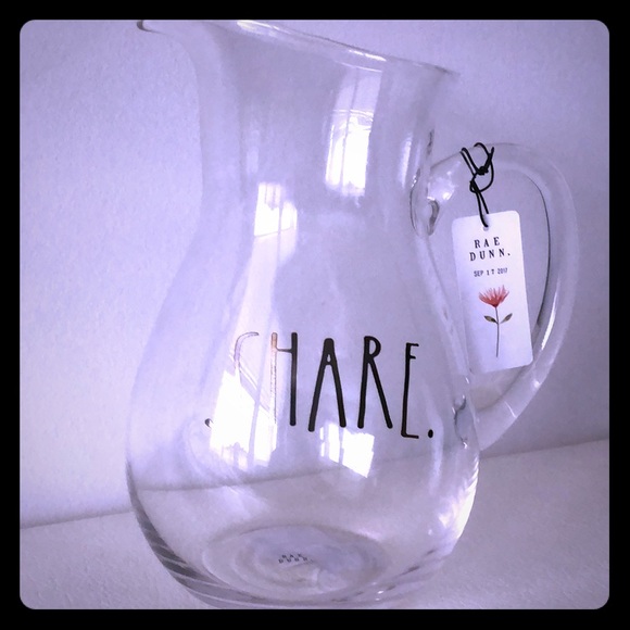 Rae Dunn | Dining | Rae Dunn Glass Share Pitcher 27 Collection | Poshmark